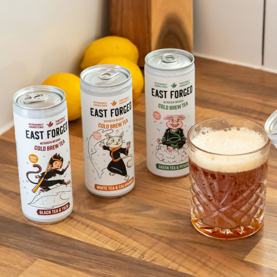 East Forged | Award-Winning Nitro Cold Brew Tea | No Sugar, No Compromise